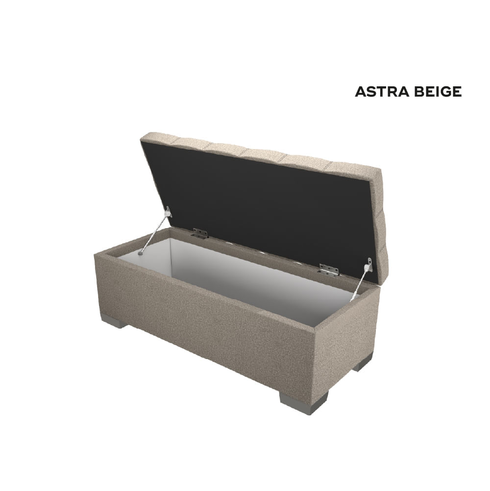 Mega Bench Chaide con espacio de guardado 145 cm