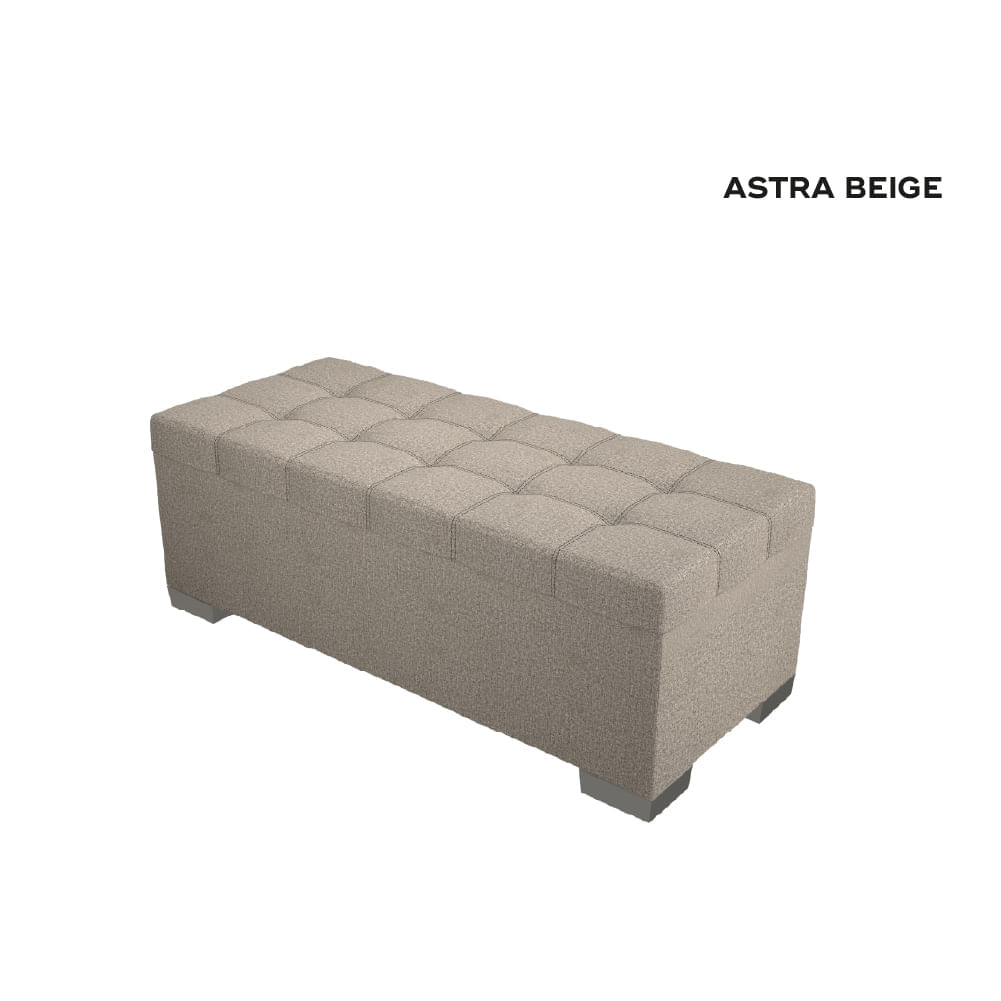 Mega Bench Chaide con espacio de guardado 145 cm