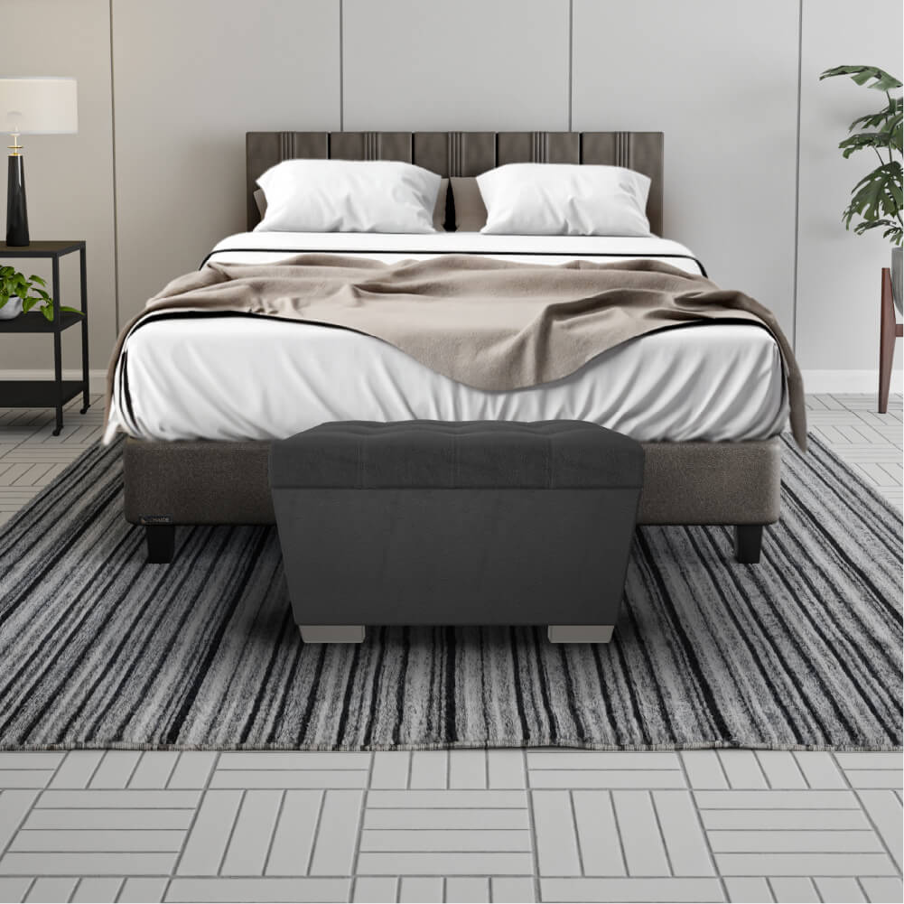 Mueble Ottoman, asiento con compartimiento interior de guardado