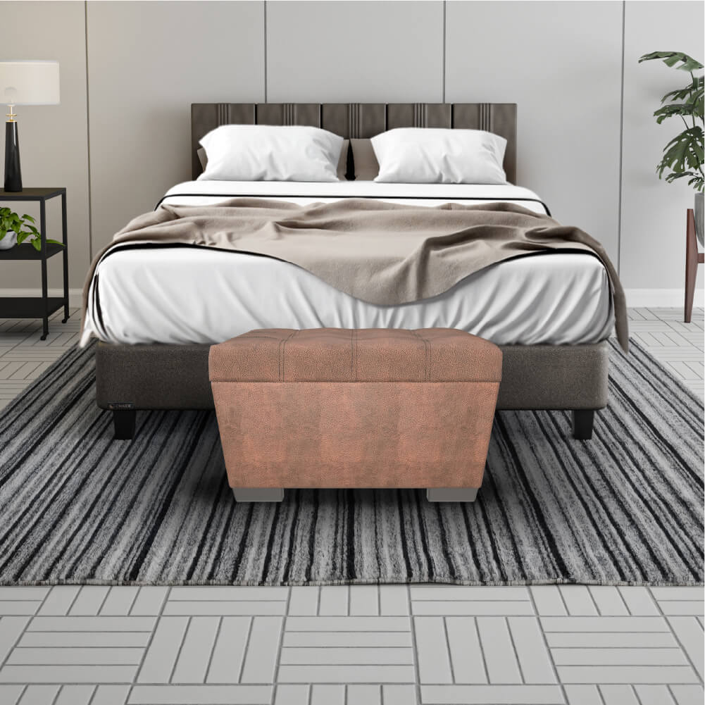 Mueble Ottoman Chaide Asiento con compartimiento de guardado